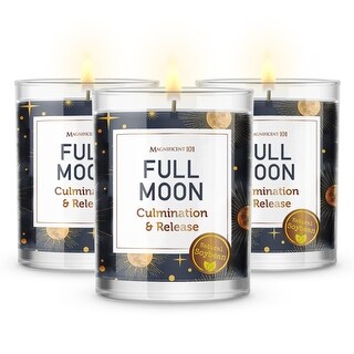 Set of 3 Long-Lasting Full Moon Aromatherapy Candles - Bed Bath & Beyond - 42586293